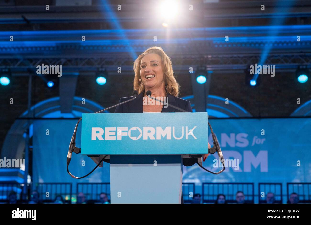 London, UK. 26th Jan 2026 Sarah Pochin Reform holds a press conference ...