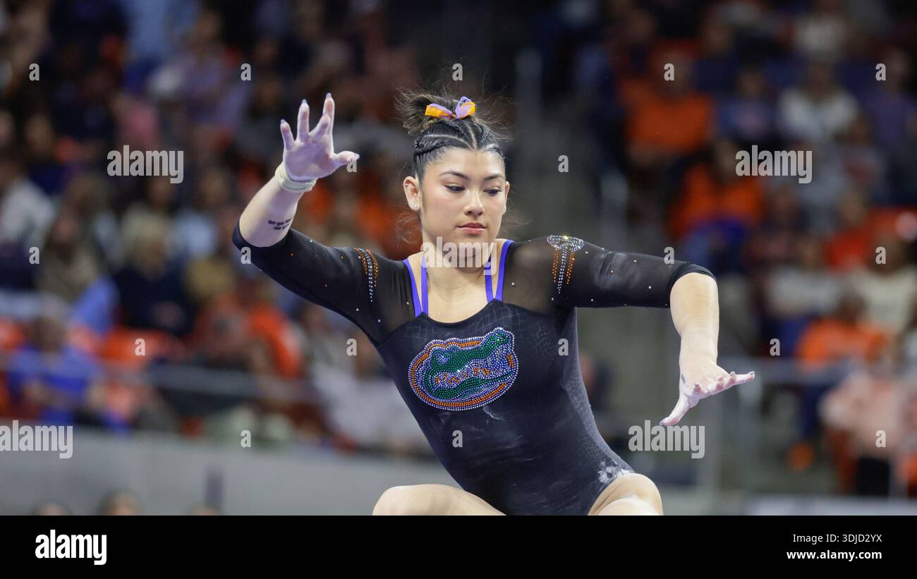 Florida's Kayla DiCello competes on the balance beam during an NCAA ...