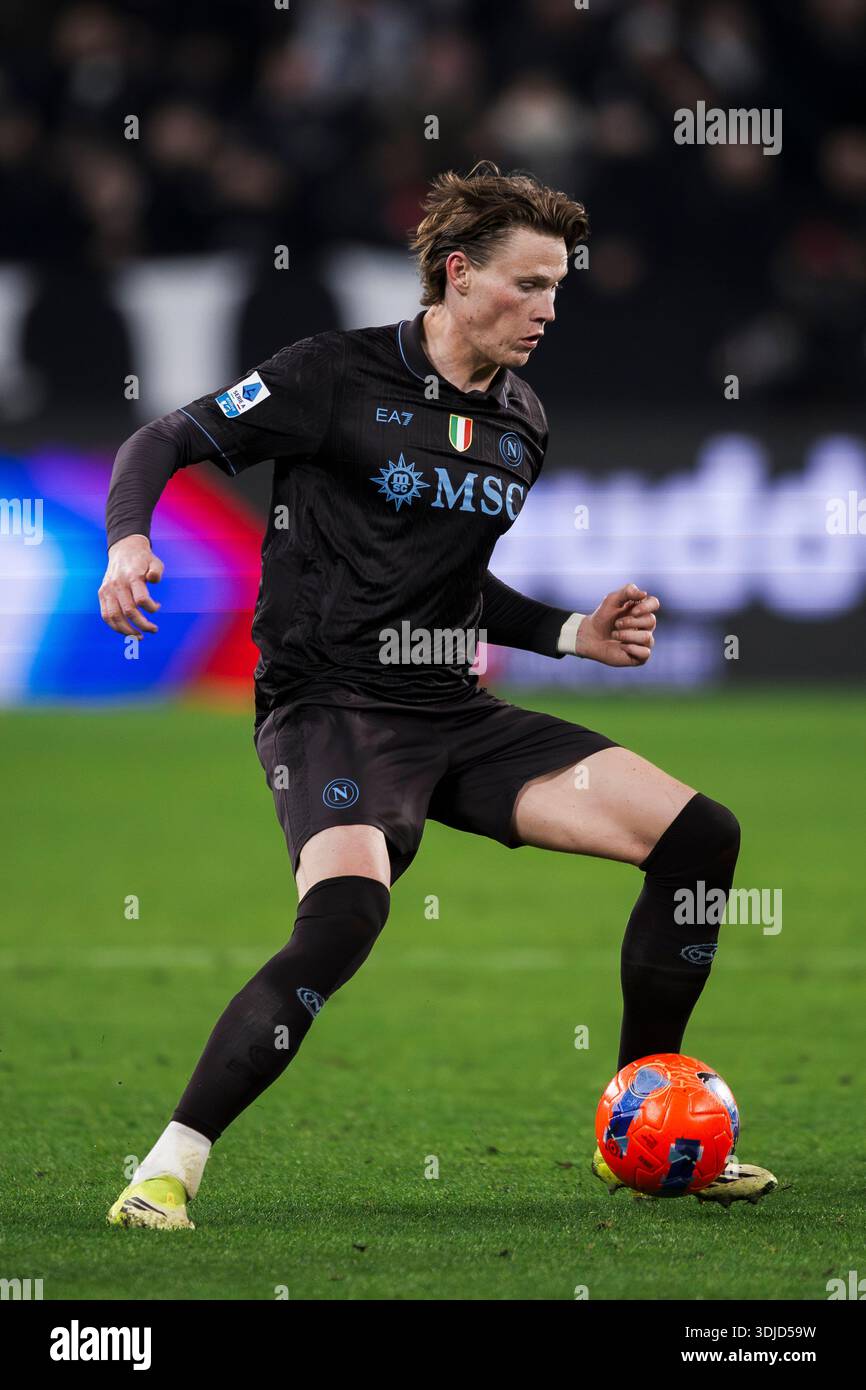 Scott McTominay of SSC Napoli in action during the Serie A football ...