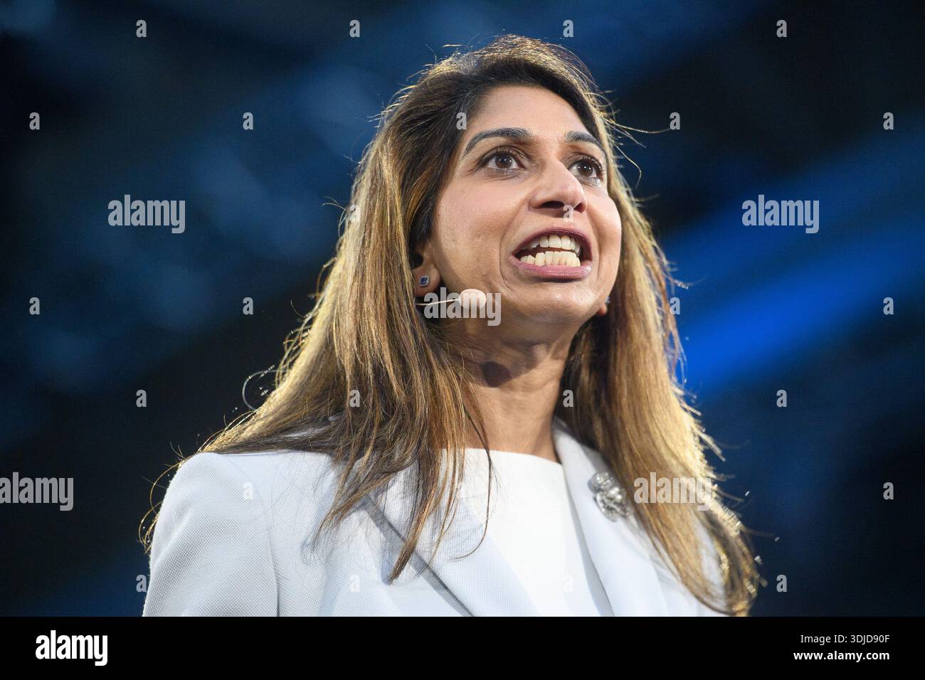 London, UK. 26 Jan 2026. Suella Braverman at a Reform UK Press ...