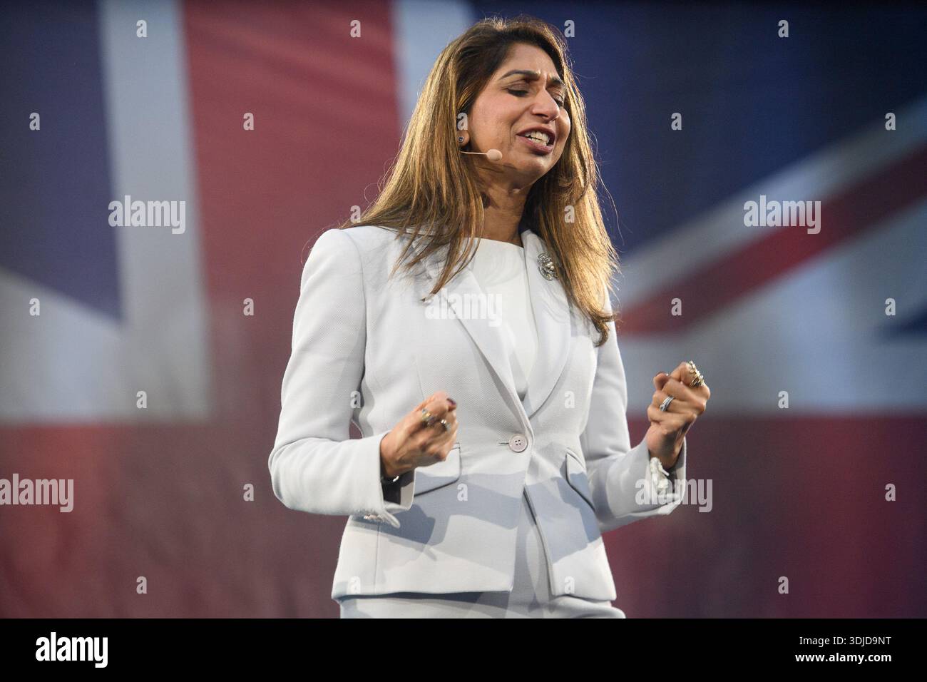 London, UK. 26 Jan 2026. Suella Braverman at a Reform UK Press ...
