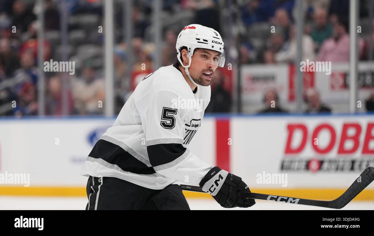 Los Angeles Kings' Cody Ceci in action during the second period of an ...