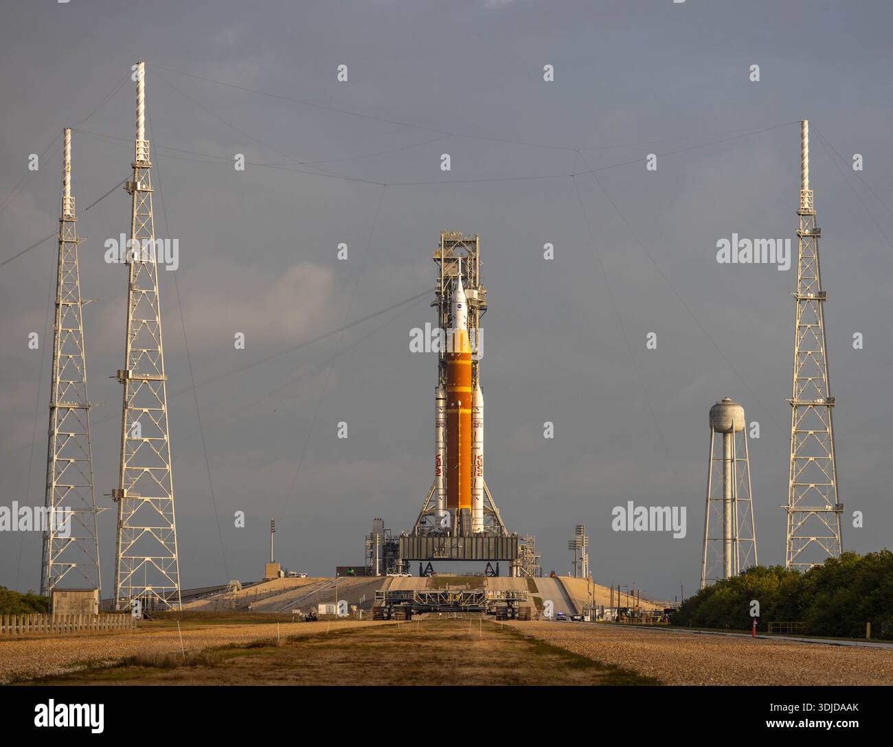 In a brief moment of sunshine on January 26th 2026 NASA Artemis II sls ...