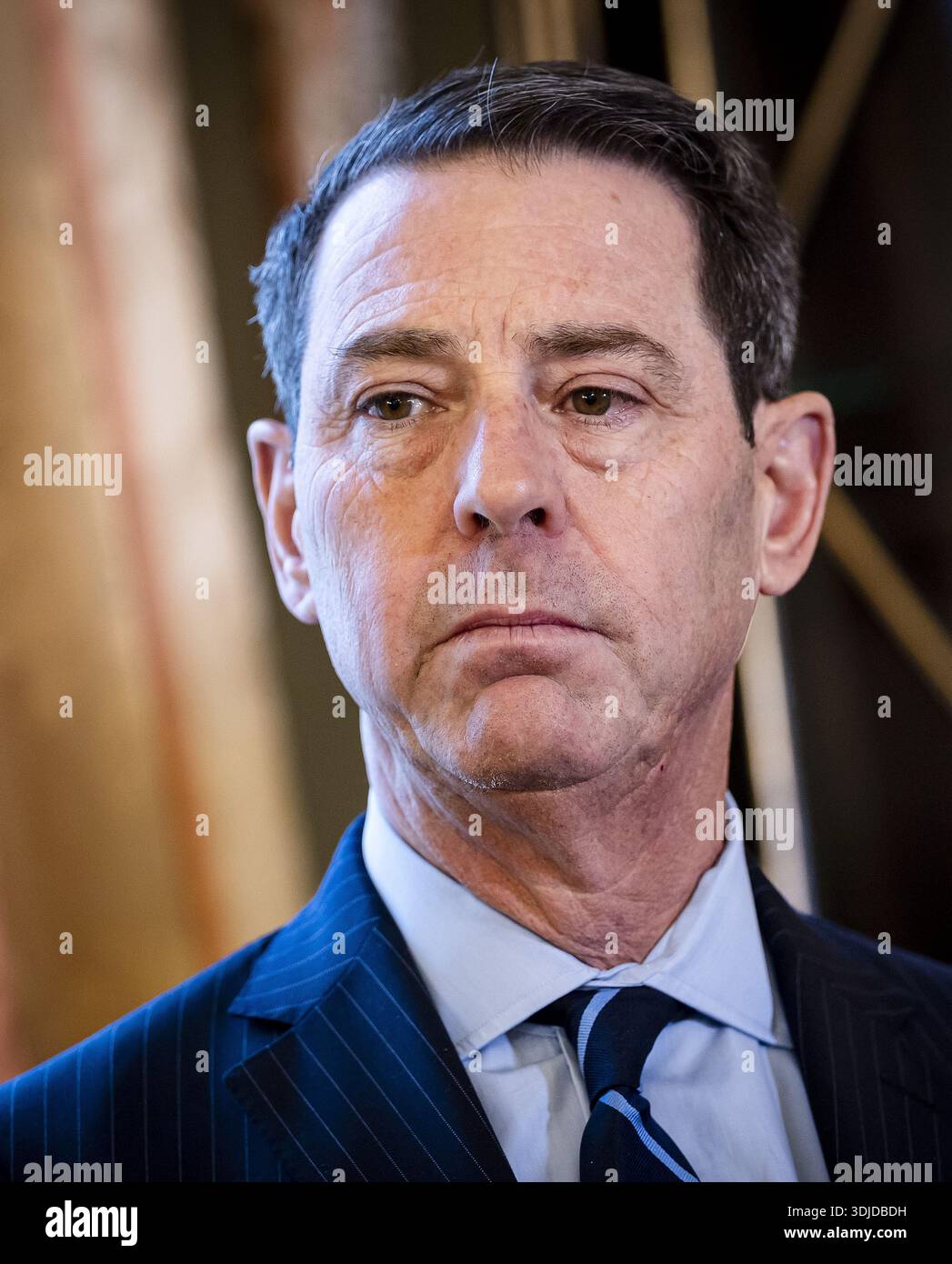THE HAGUE – U.S. Ambassador Joseph Popolo addressed a press conference ...