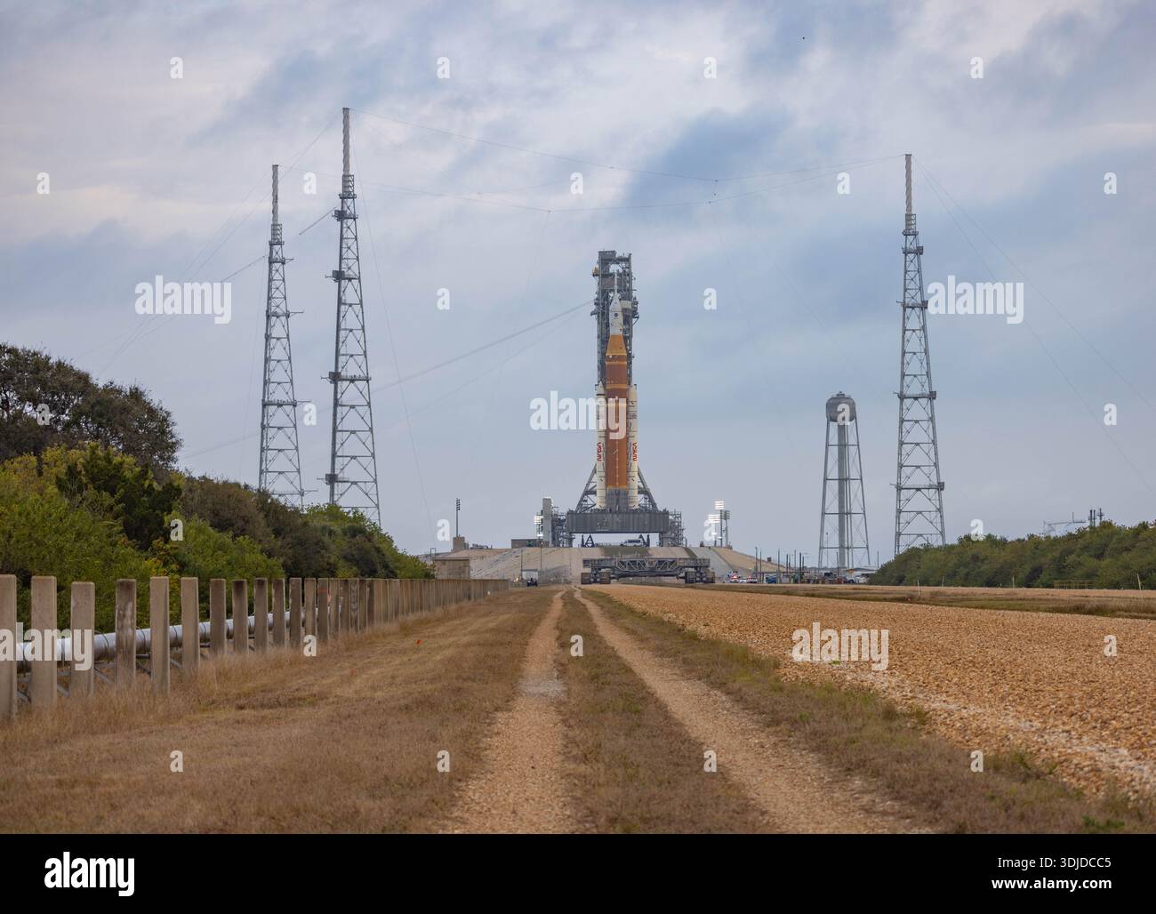In a brief moment of sunshine on January 26th 2026 NASA Artemis II sls ...