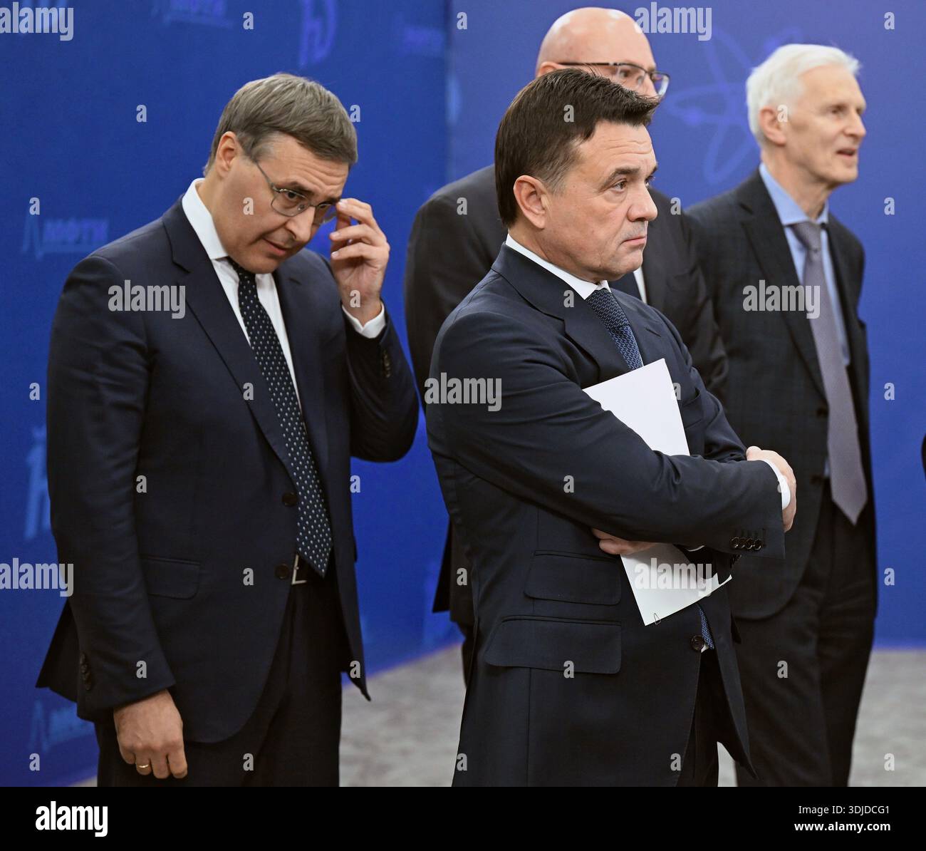From left to right: Russian Minister of Science and Higher Education ...