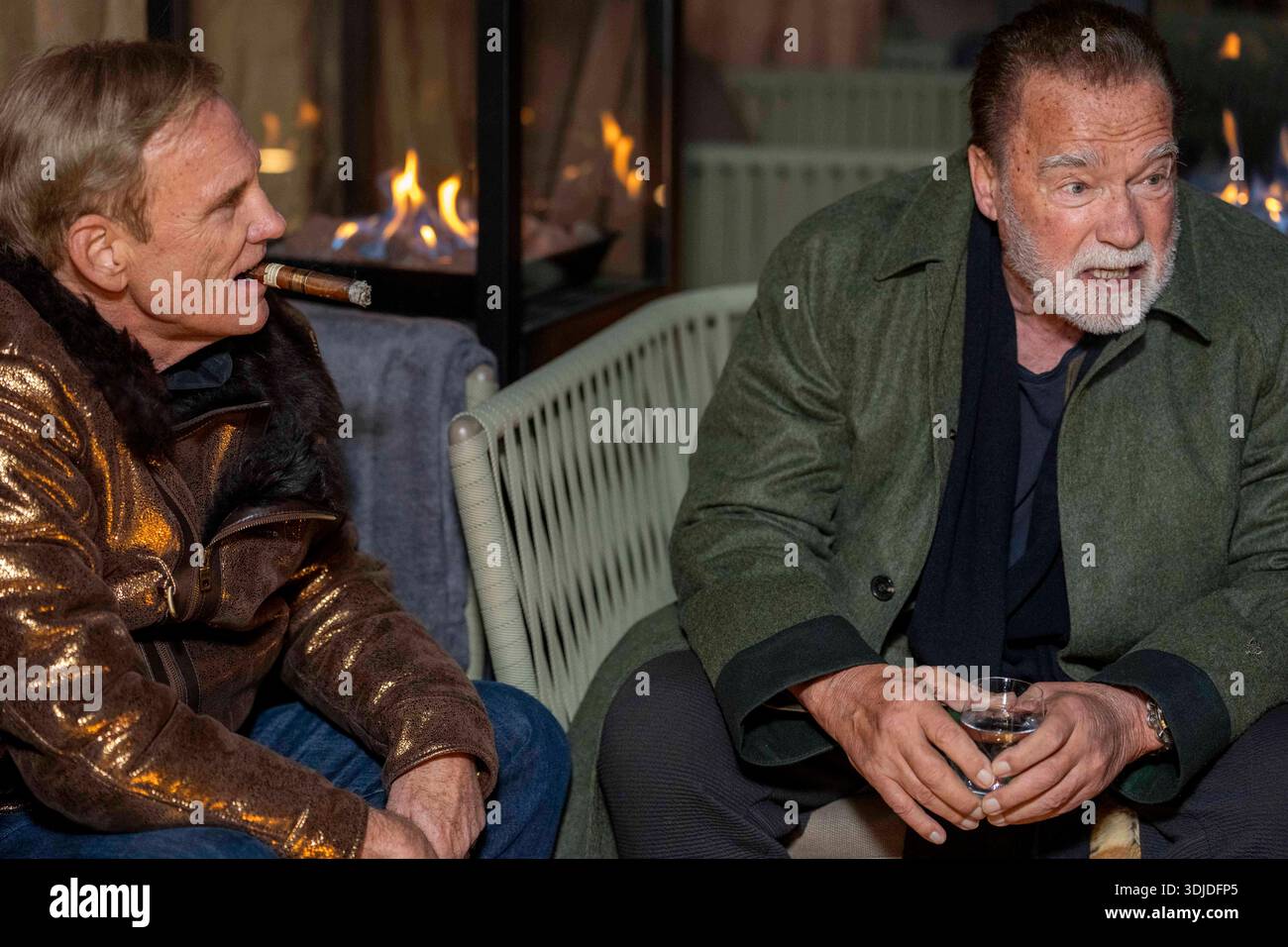 REITH BEI KITZBUEHEL 24. JANUAR: Das Bild zeigt Daniel Marshall ...