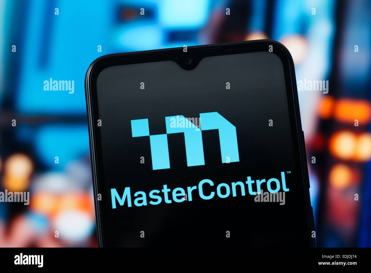 In this photo illustration, the MasterControl (Master Control) logo is ...