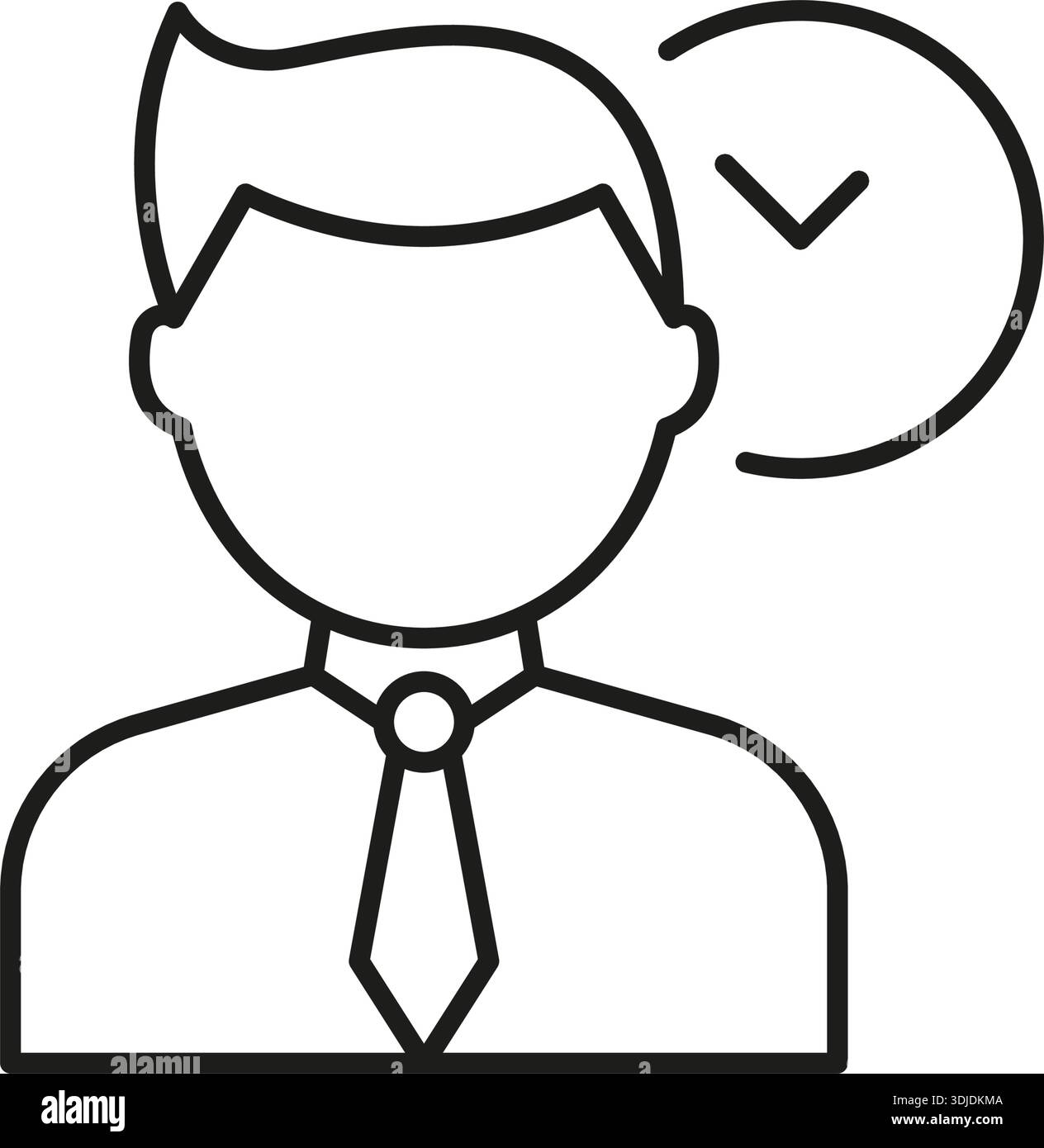 Task completion symbol Stock Vector Images - Alamy