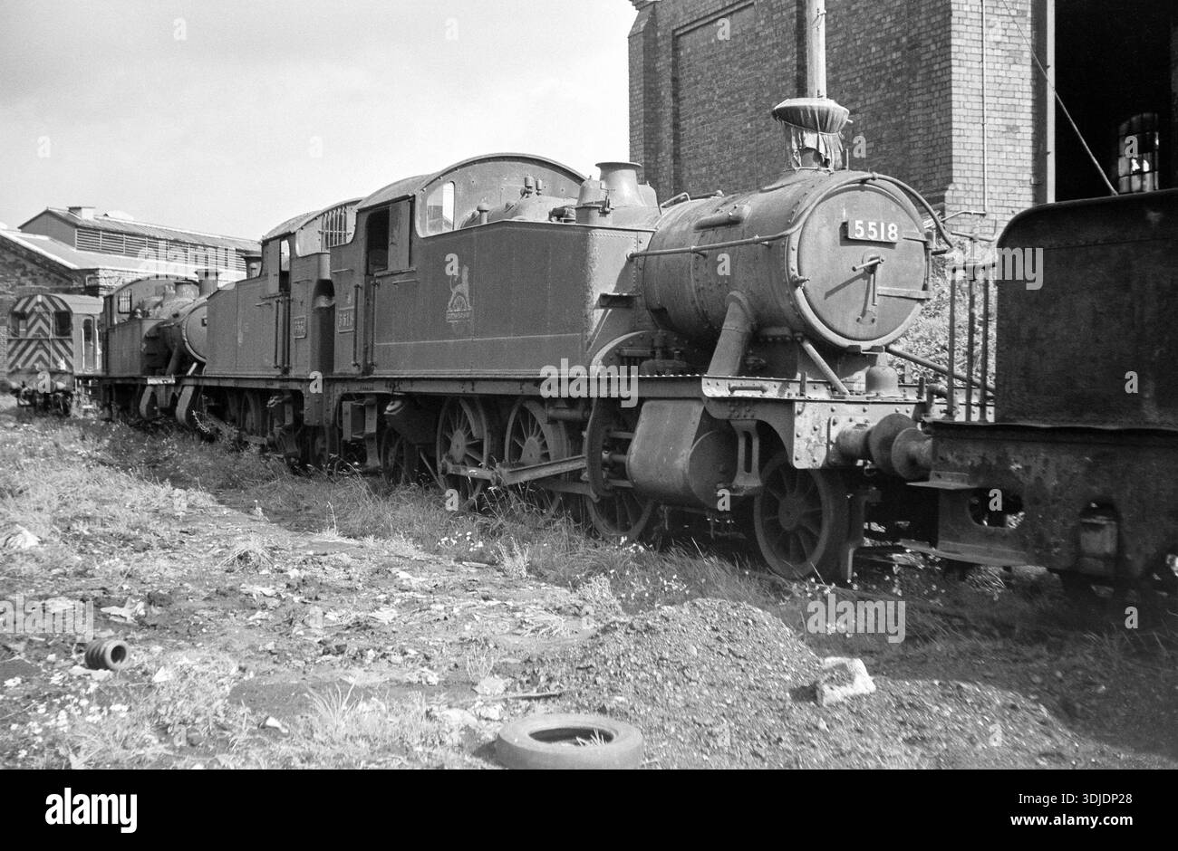 1960s railway diesel locomotive Black and White Stock Photos & Images ...