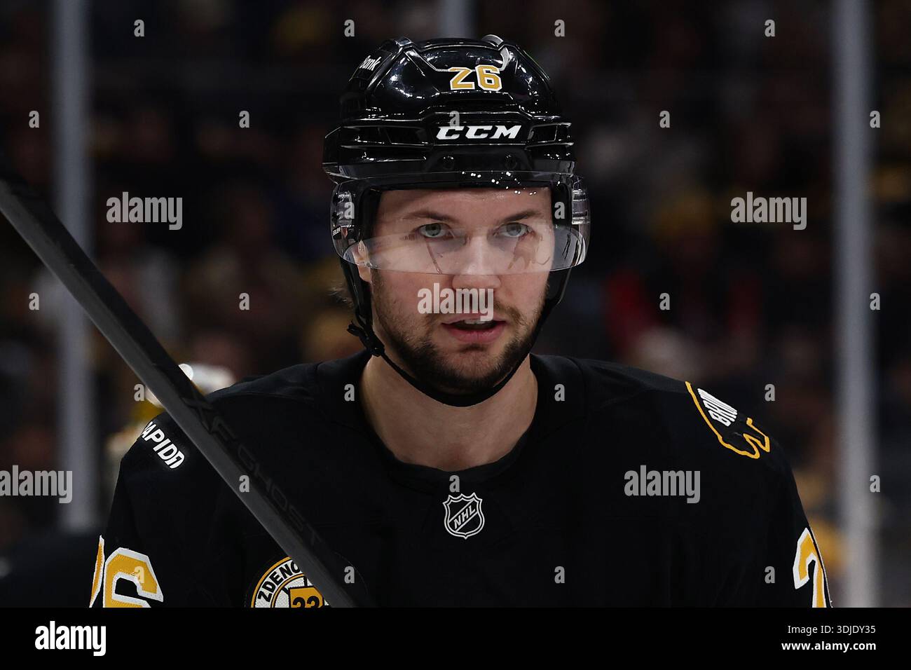 Boston Bruins' Andrew Peeke during an NHL hockey game against the ...