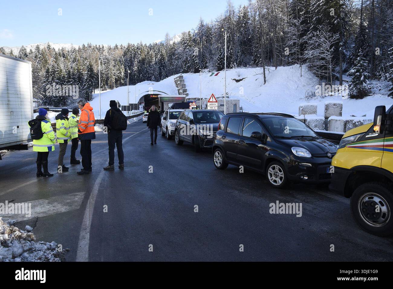Tai di Cadore, inauguration of the German variant Stock Photo - Alamy