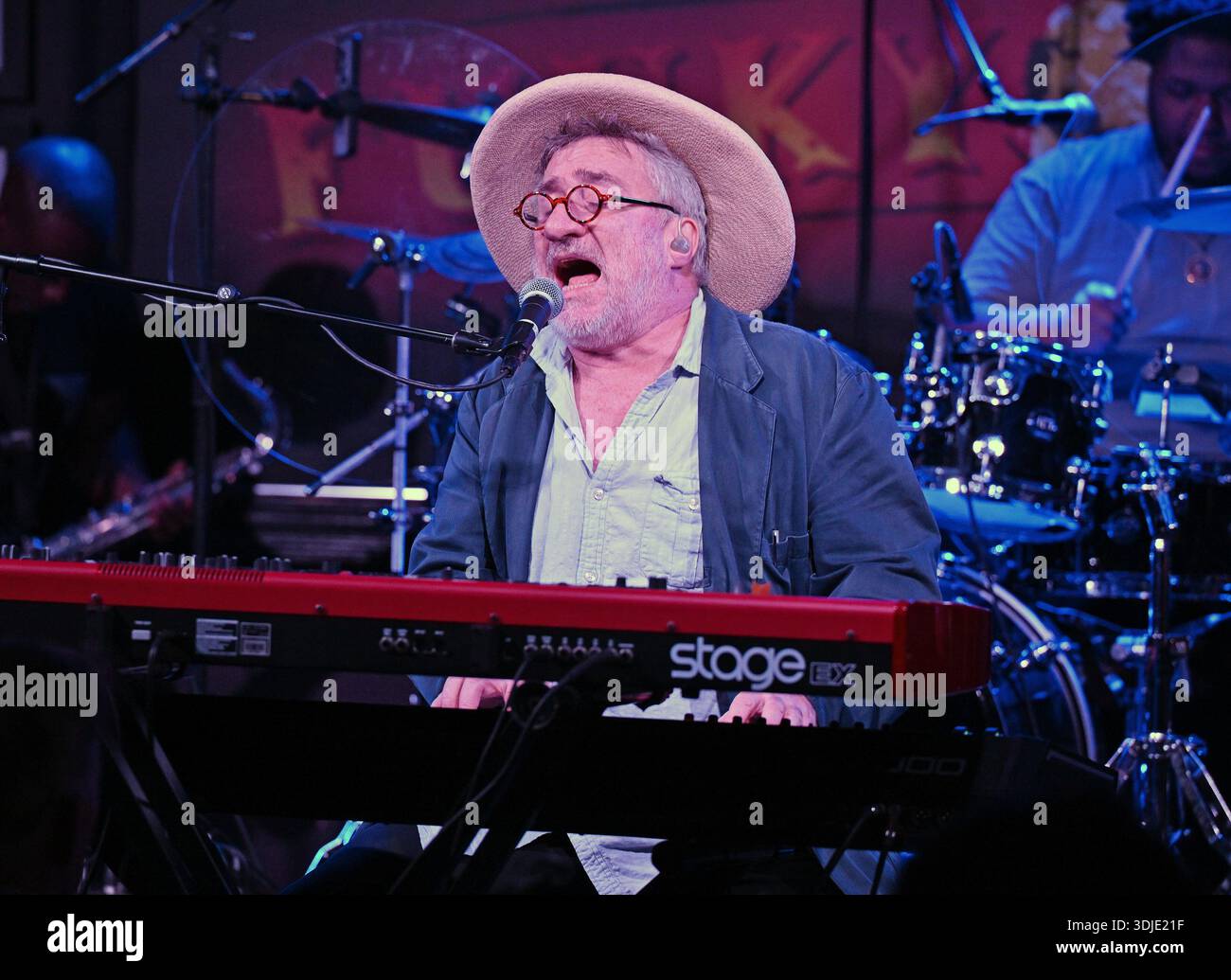 BOCA RATON - JANUARY 25: Jon Cleary performs at The Funky Biscuit on ...