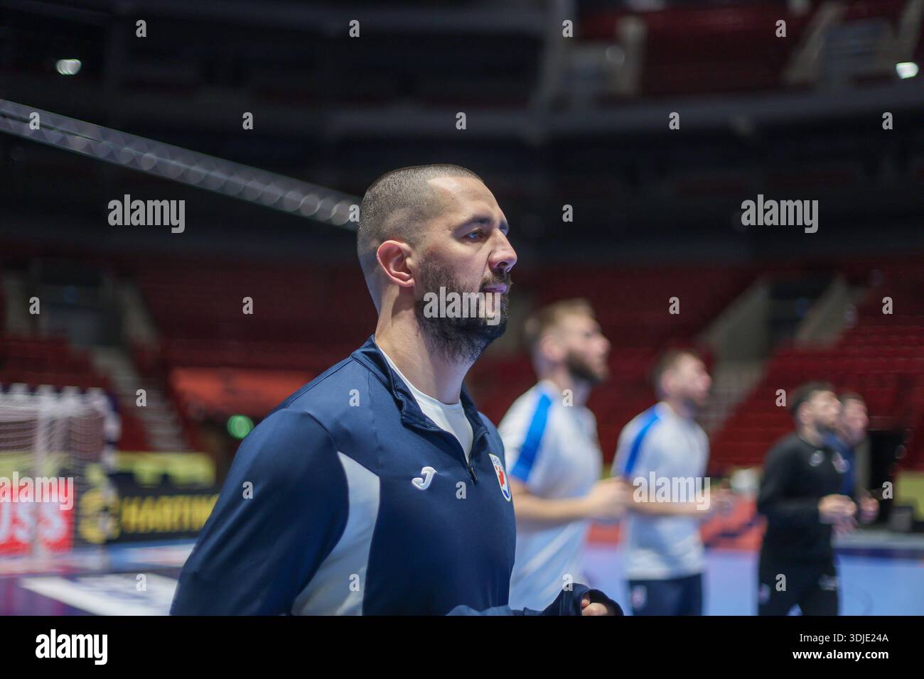 MALMO, SWEDEN - JANUARY 26: Mario Sostaric of Croatia during the Men's ...