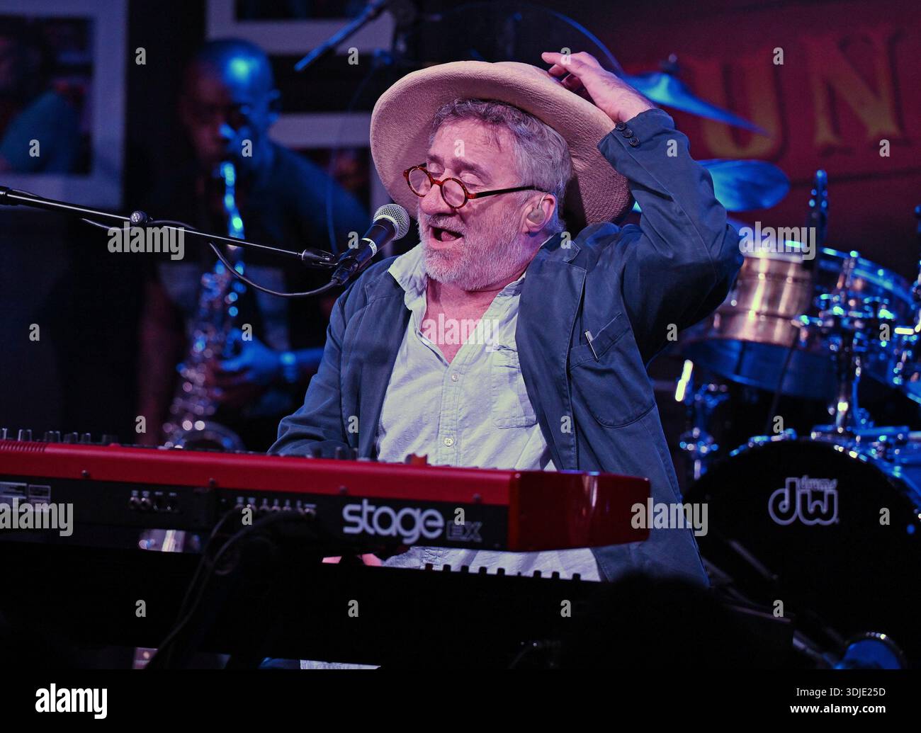 BOCA RATON - JANUARY 25: Jon Cleary performs at The Funky Biscuit on ...