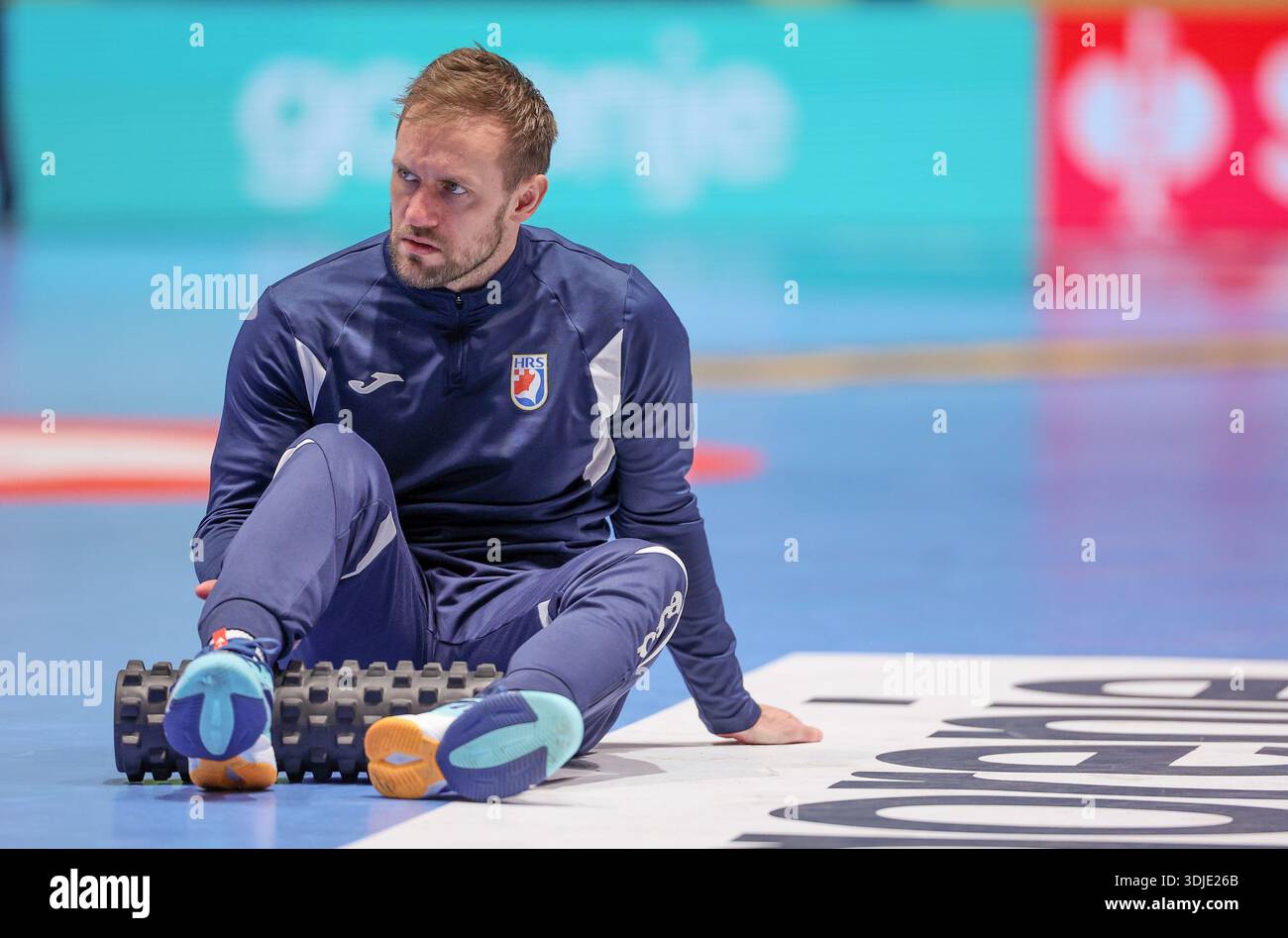 MALMO, SWEDEN - JANUARY 26: Luka Cindric of Croatia during the Men's ...