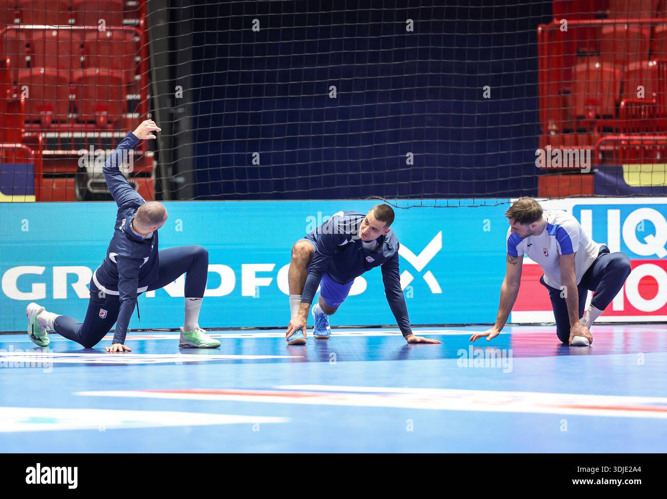 MALMO, SWEDEN - JANUARY 26: Mateo Maras of Croatia during the Men's EHF ...