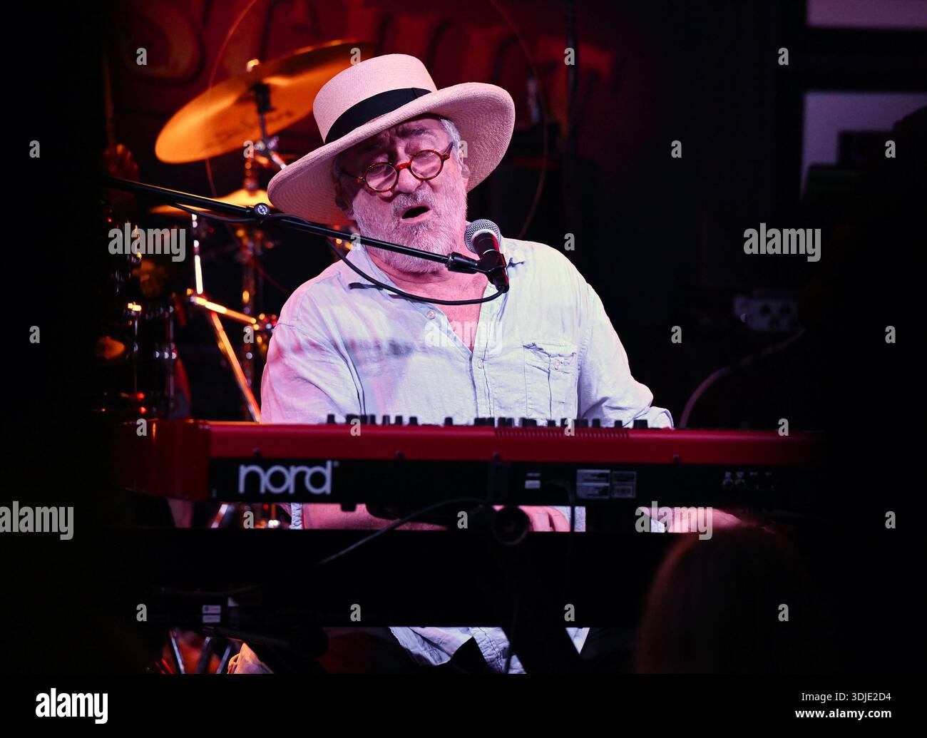 BOCA RATON - JANUARY 25: Jon Cleary performs at The Funky Biscuit on ...