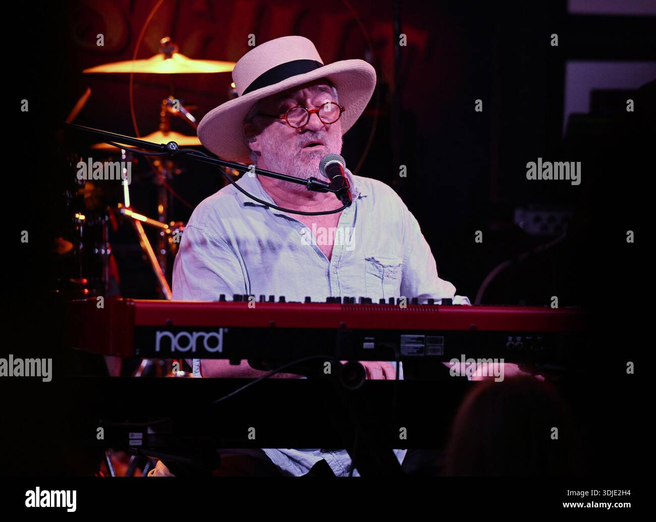 BOCA RATON - JANUARY 25: Jon Cleary performs at The Funky Biscuit on ...