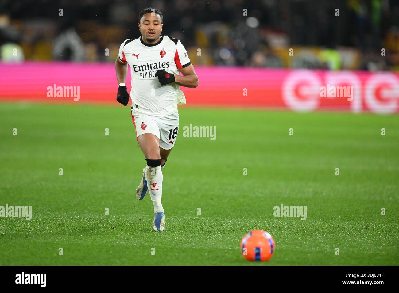 Olimpico Stadium, Rome, Italy - Christopher Nkunku of AC Milan during ...