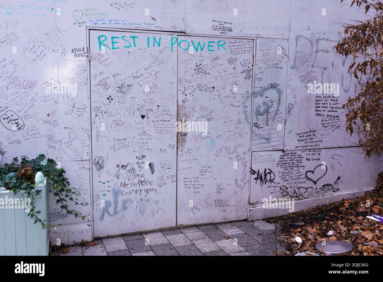 Grenfell Tower January 26th 2026.Work continues to dismantle Grenfell ...