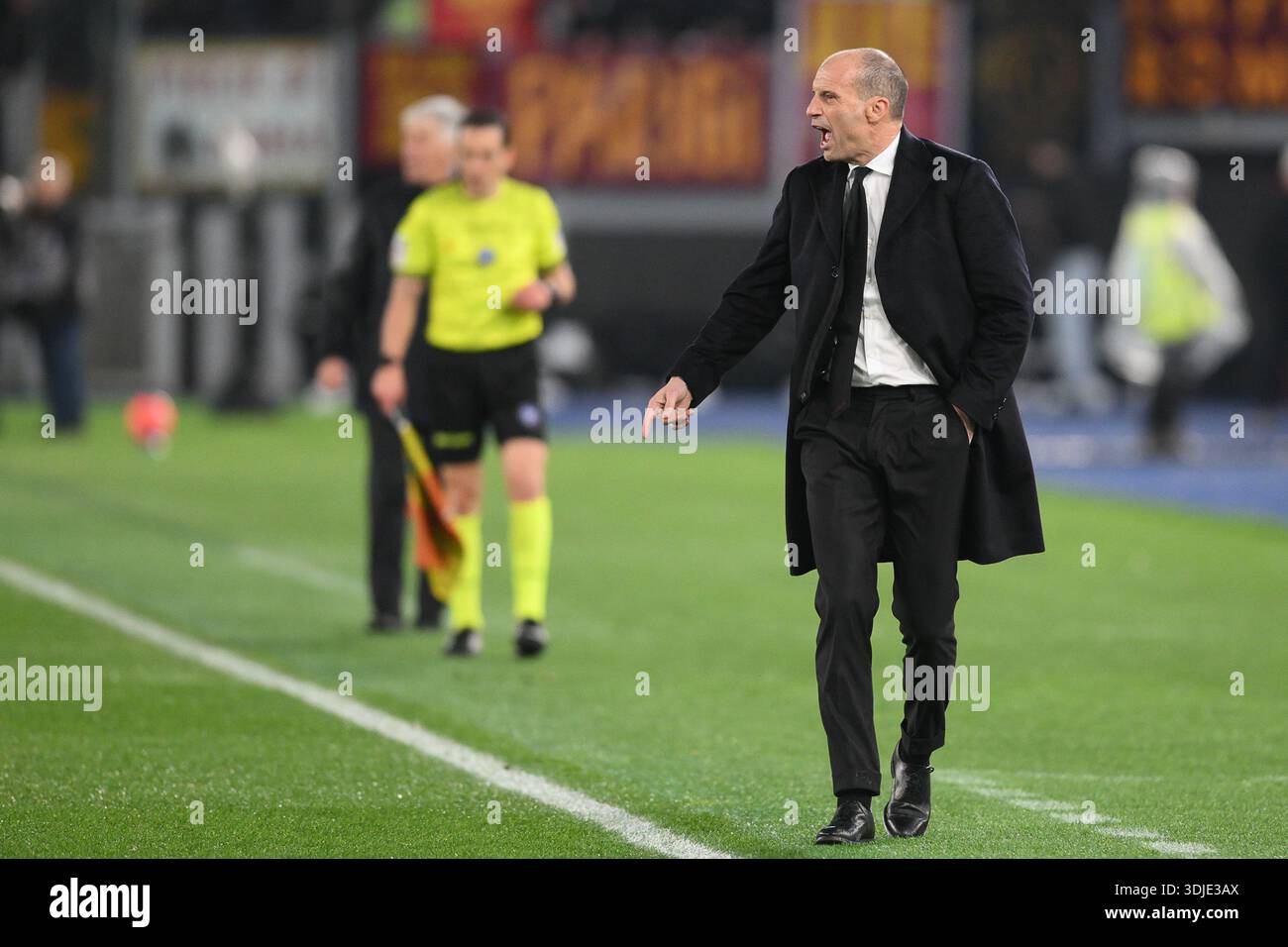 Olimpico Stadium, Rome, Italy - Massimiliano Allegri head coach of AC ...
