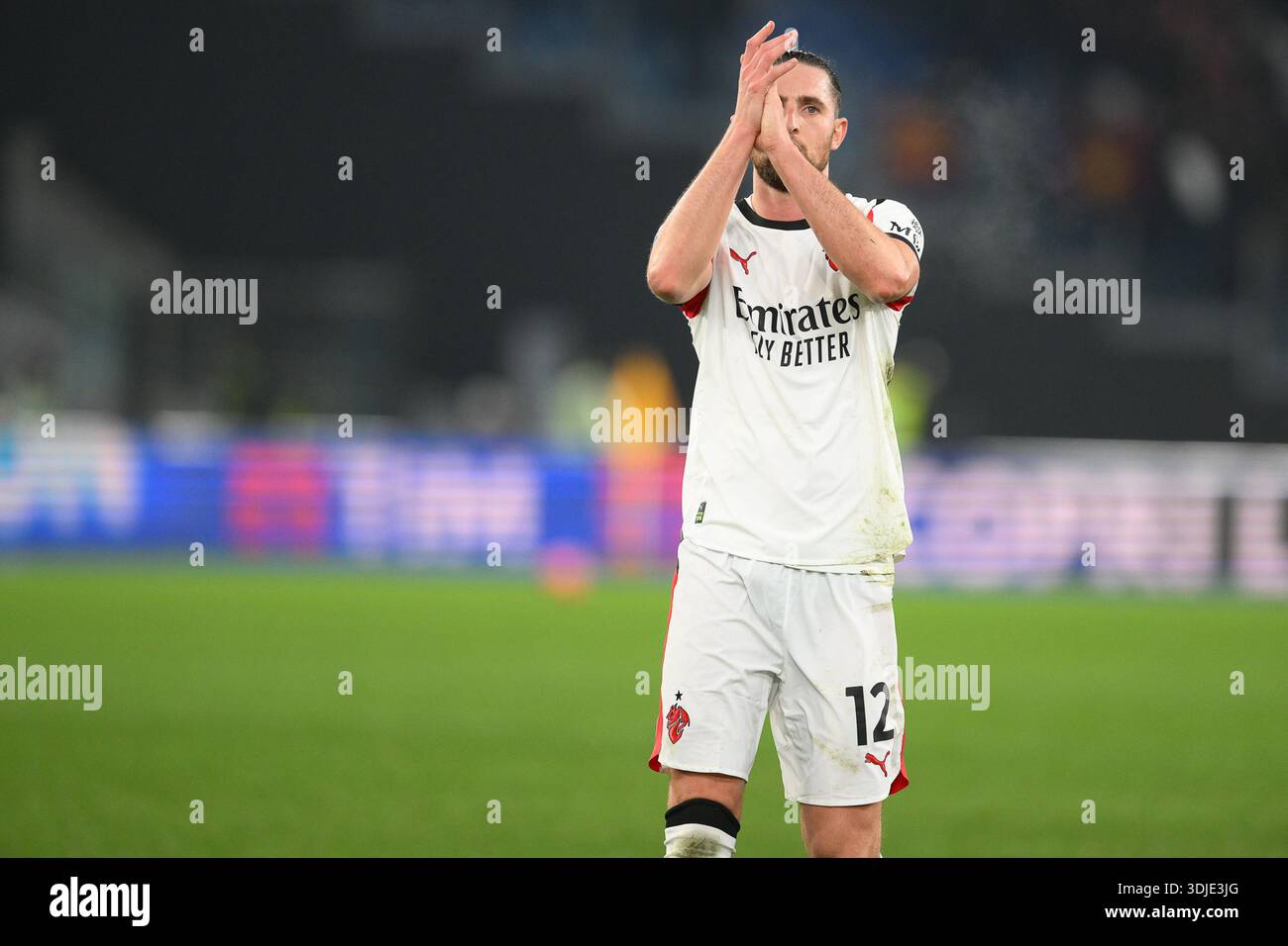 Olimpico Stadium, Rome, Italy - Adrien Rabiot of AC Milan during Serie ...