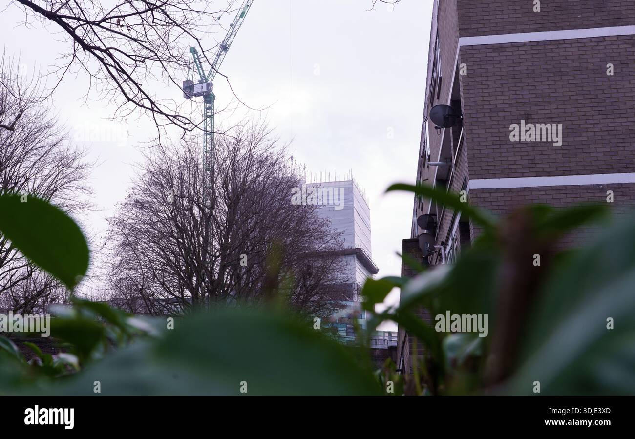 Grenfell Tower January 26th 2026.Work continues to dismantle Grenfell ...