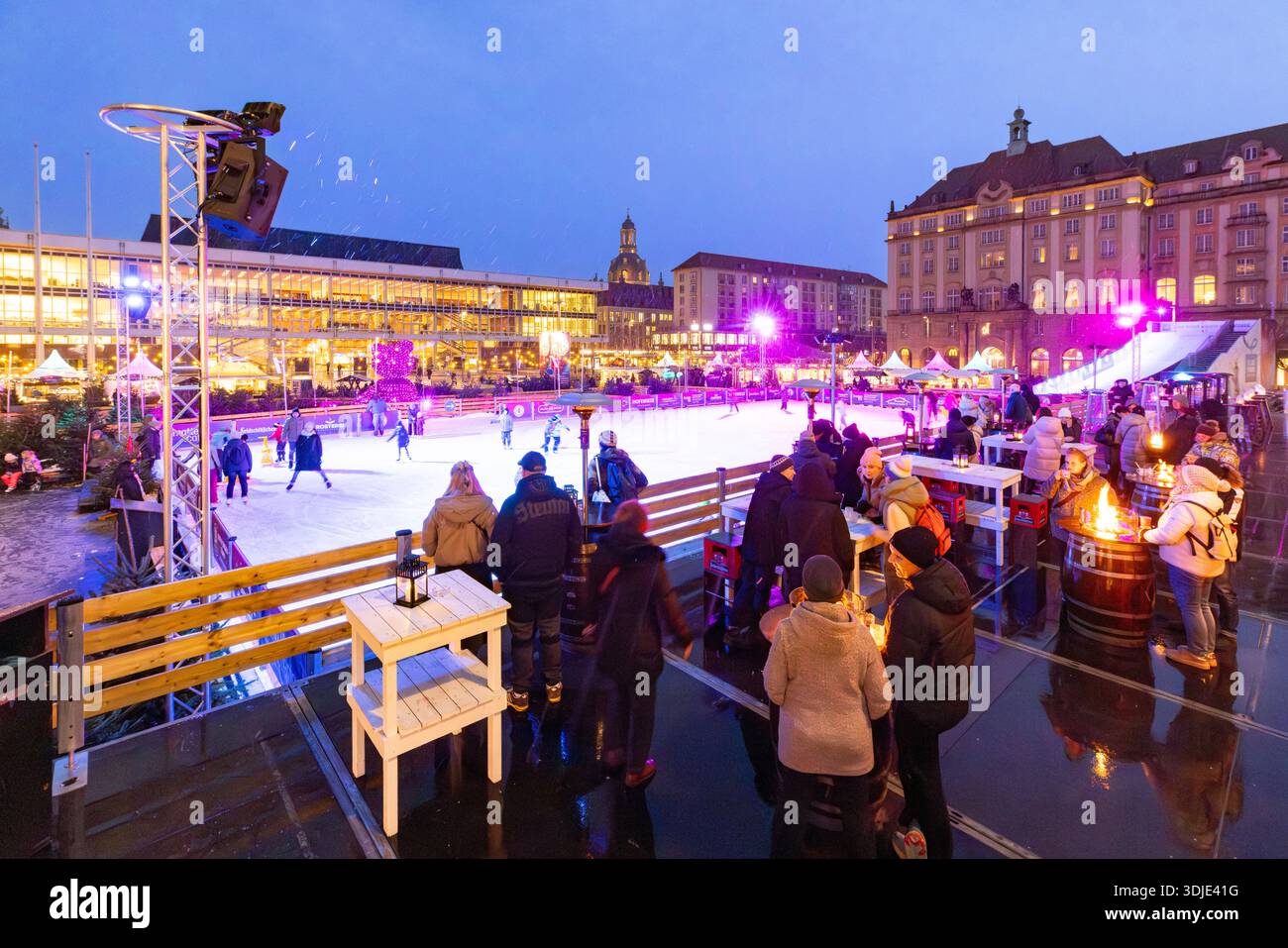 26.01.2026, Deutschland, Sachsen, Dresden, auf dem Foto Blick auf das ...