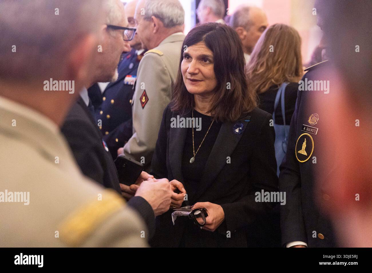French Deputy Minister of the Armed Forces and Veterans Alice Rufo ...
