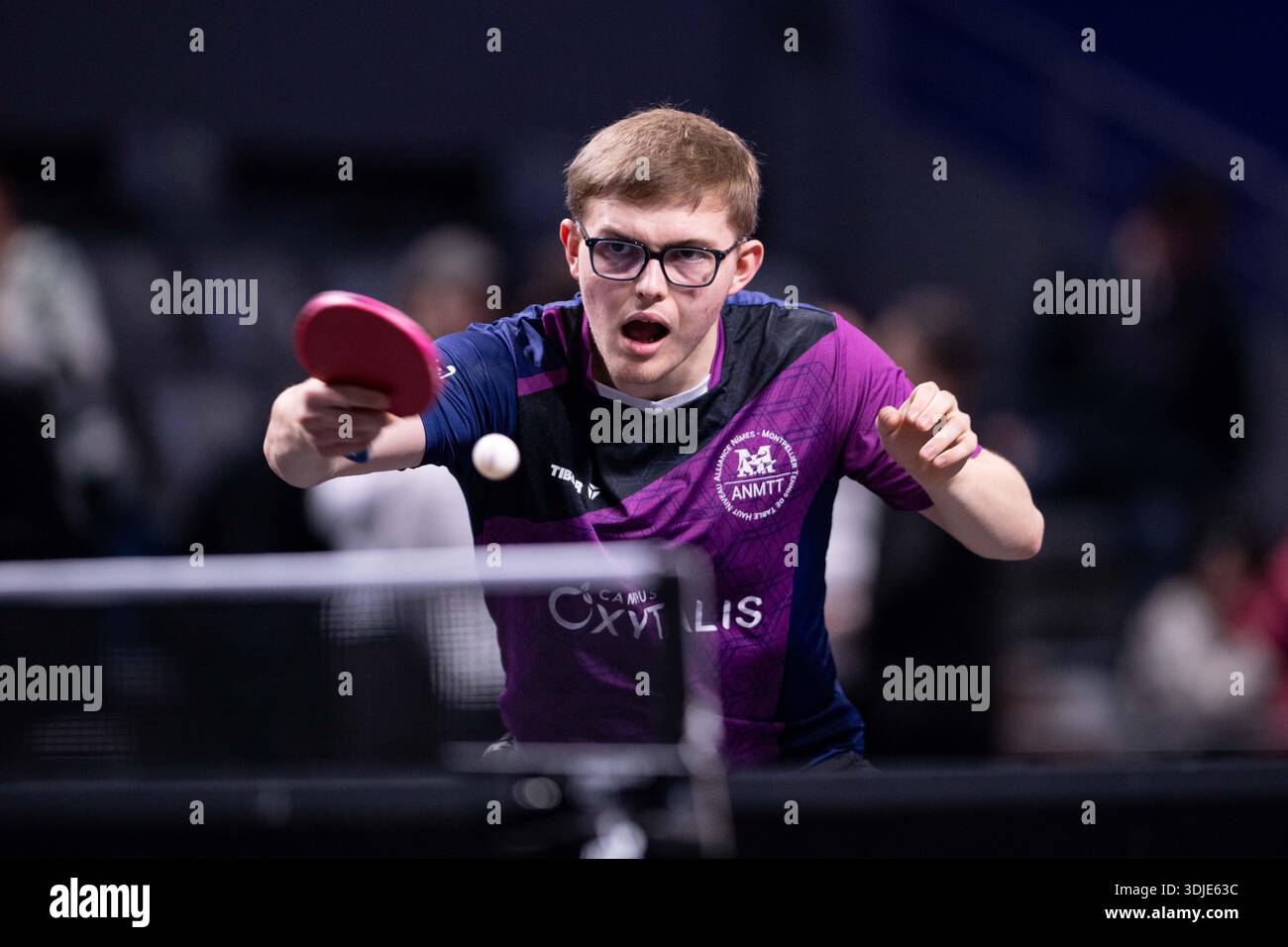 Alexis Lebrun of Montpellier warming up during Pro A 2025/2026 between ...