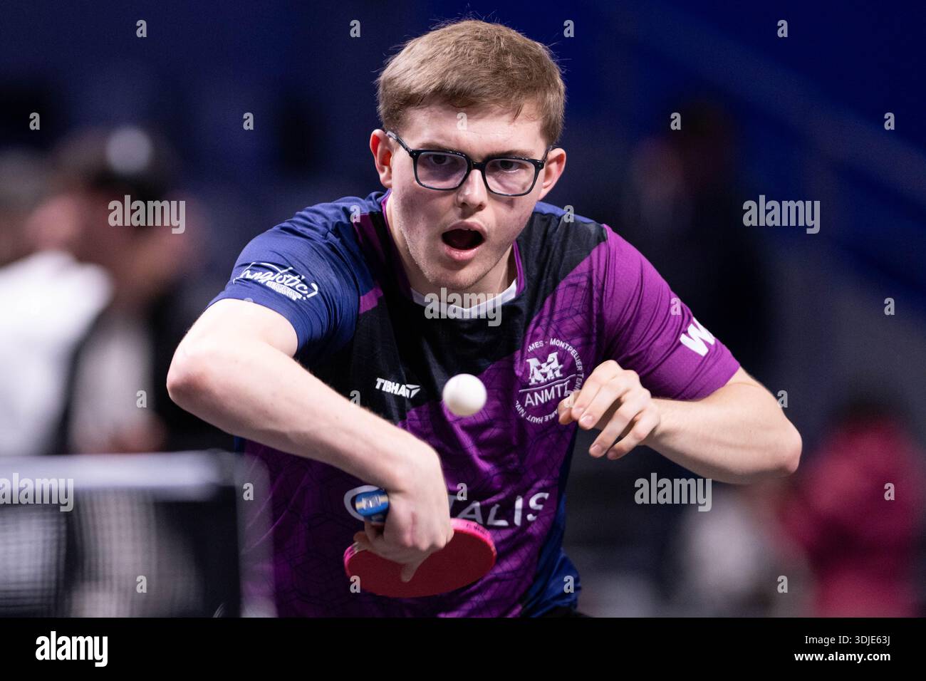 Alexis Lebrun of Montpellier warming up during Pro A 2025/2026 between ...