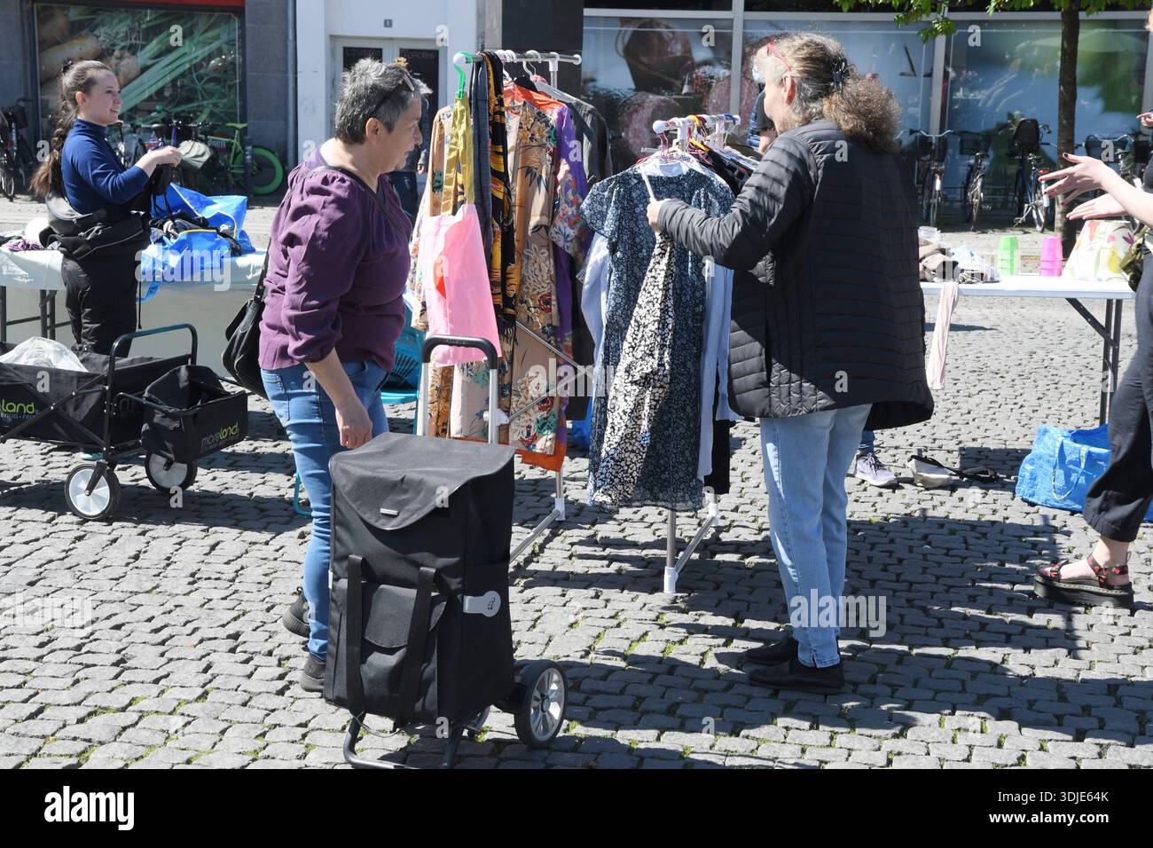 Copenhagen, Denmark. 29 May 2021, Satudays flea market on christisnhavn ...