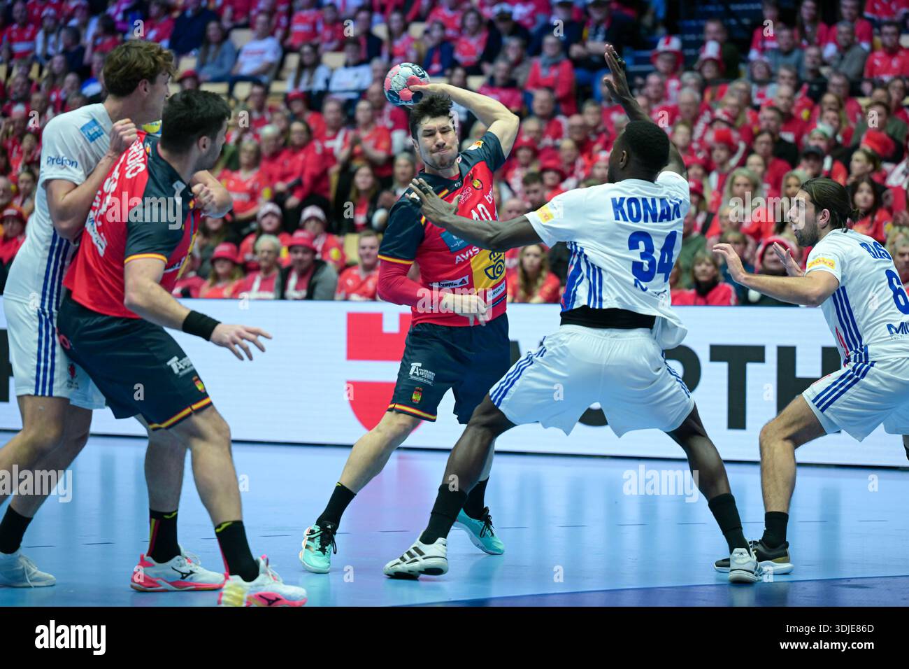 26 January 2026, Denmark, Herning: Handball: European Championship ...