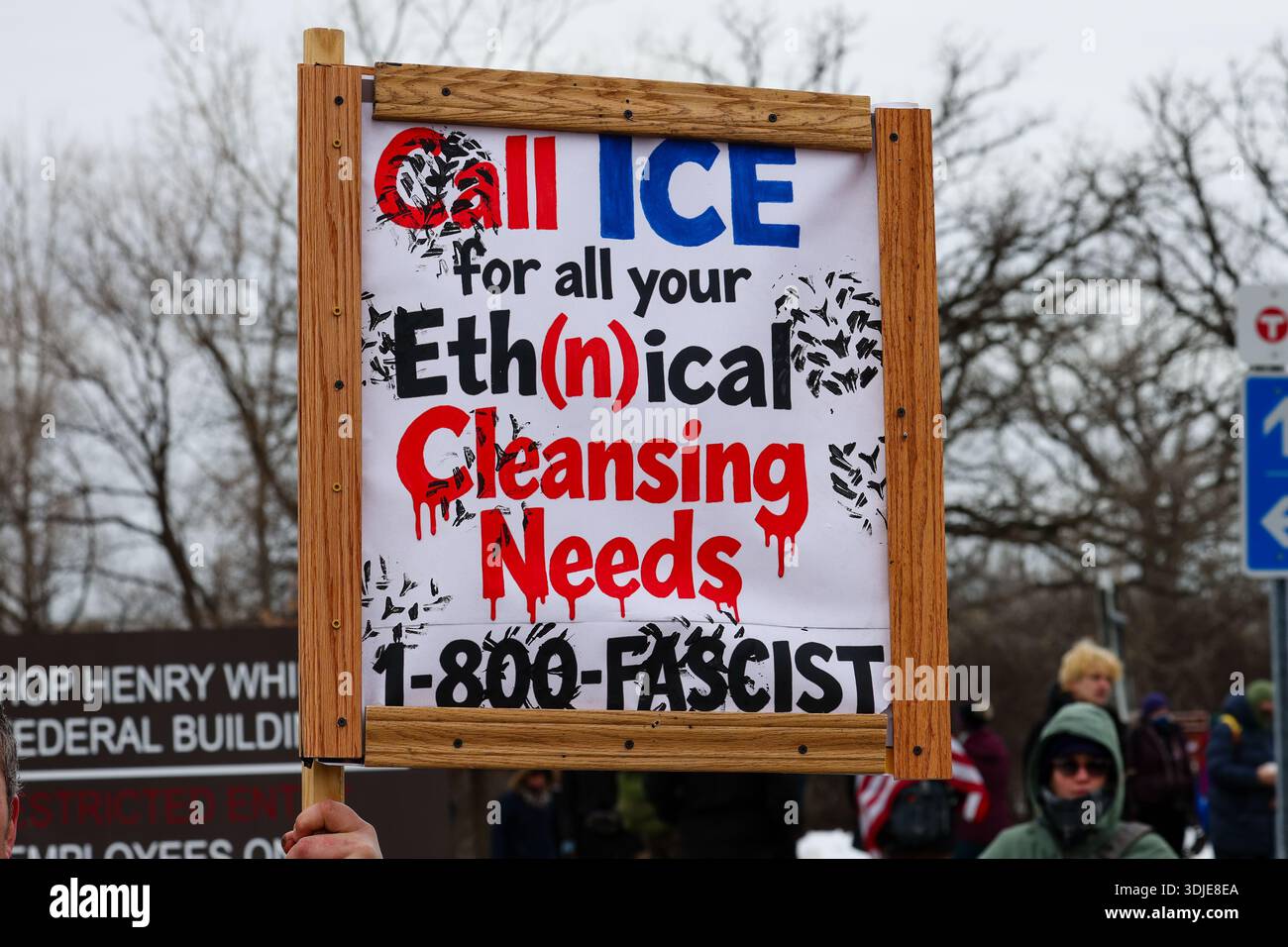 Protest at whipple building hi-res stock photography and images - Alamy