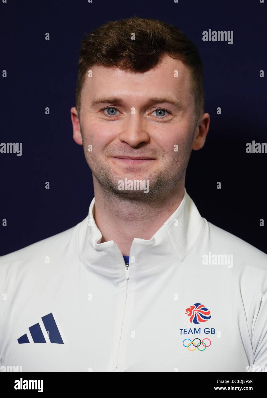 Curler Bruce Mouat during a Team GB kitting out session for Milano ...