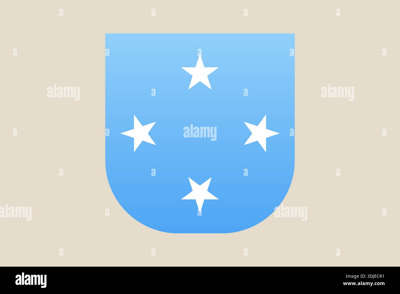 Federated States of Micronesia Coat of Arms, an official national ...