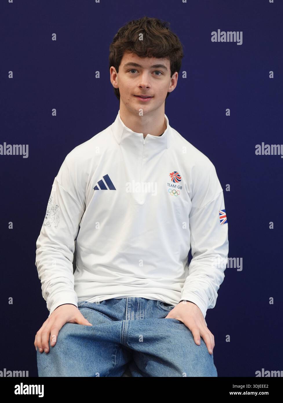 Liam Richards during a Team GB kitting out session for Milano Cortina ...