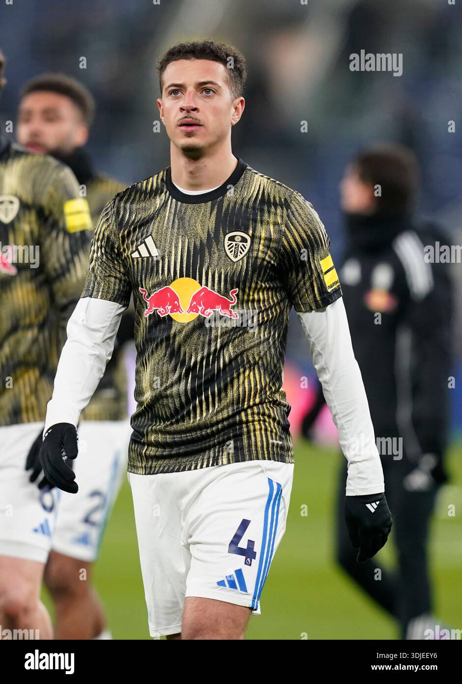 Liverpool, England, 26th January 2026. Ethan Ampadu of Leeds United ...
