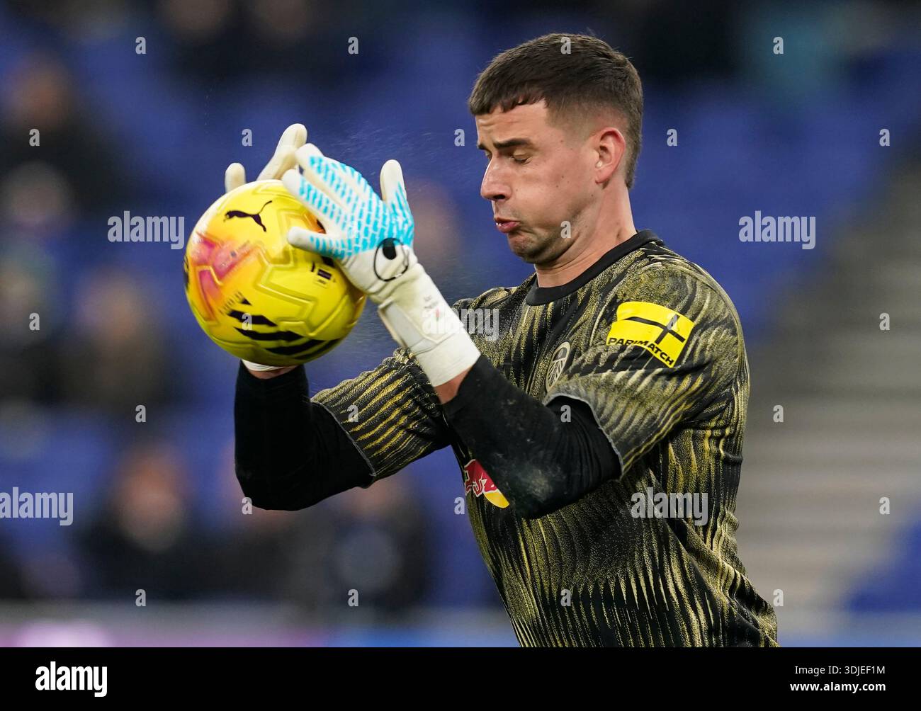Liverpool, England, 26th January 2026. Karl Darlow of Leeds United ...