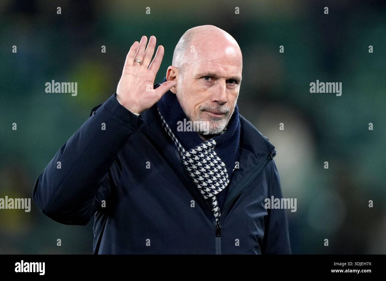 Norwich City manager Philippe Clement before the Sky Bet Championship ...