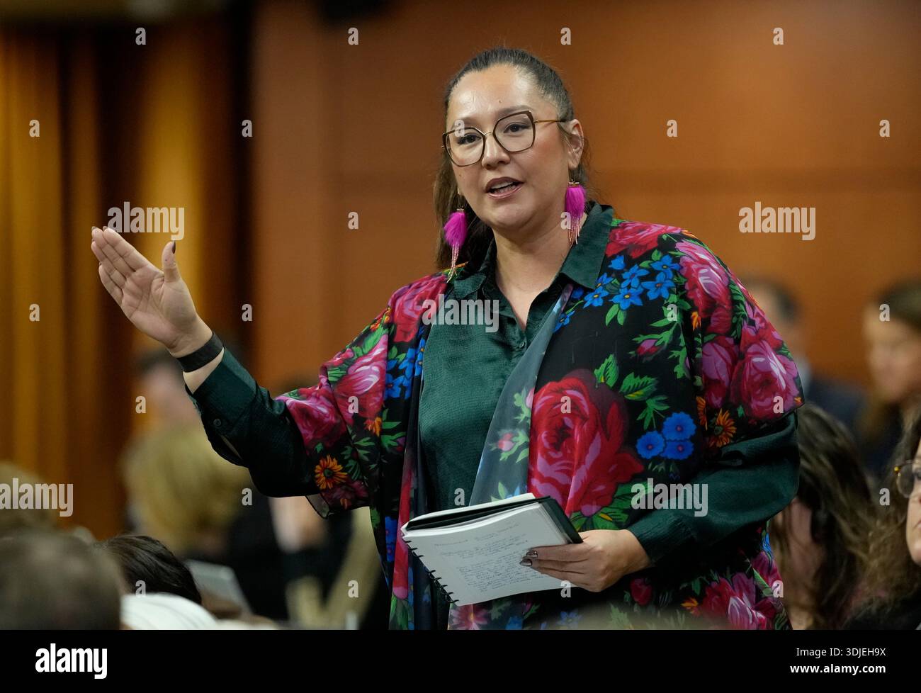 Indigenous Services Minister Mandy Gull-Masty rises during Question ...