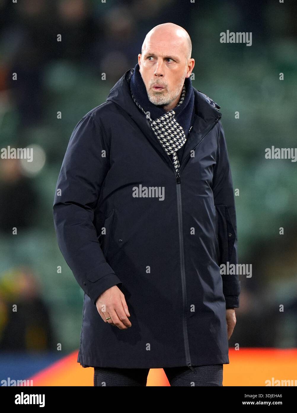 Norwich City manager Philippe Clement before the Sky Bet Championship ...