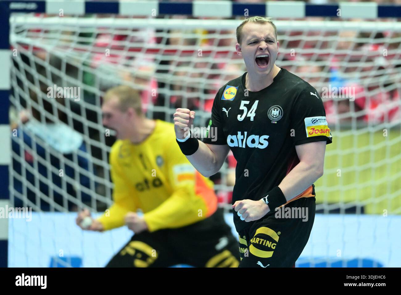 26 January 2026, Denmark, Herning: Handball: European Championship ...