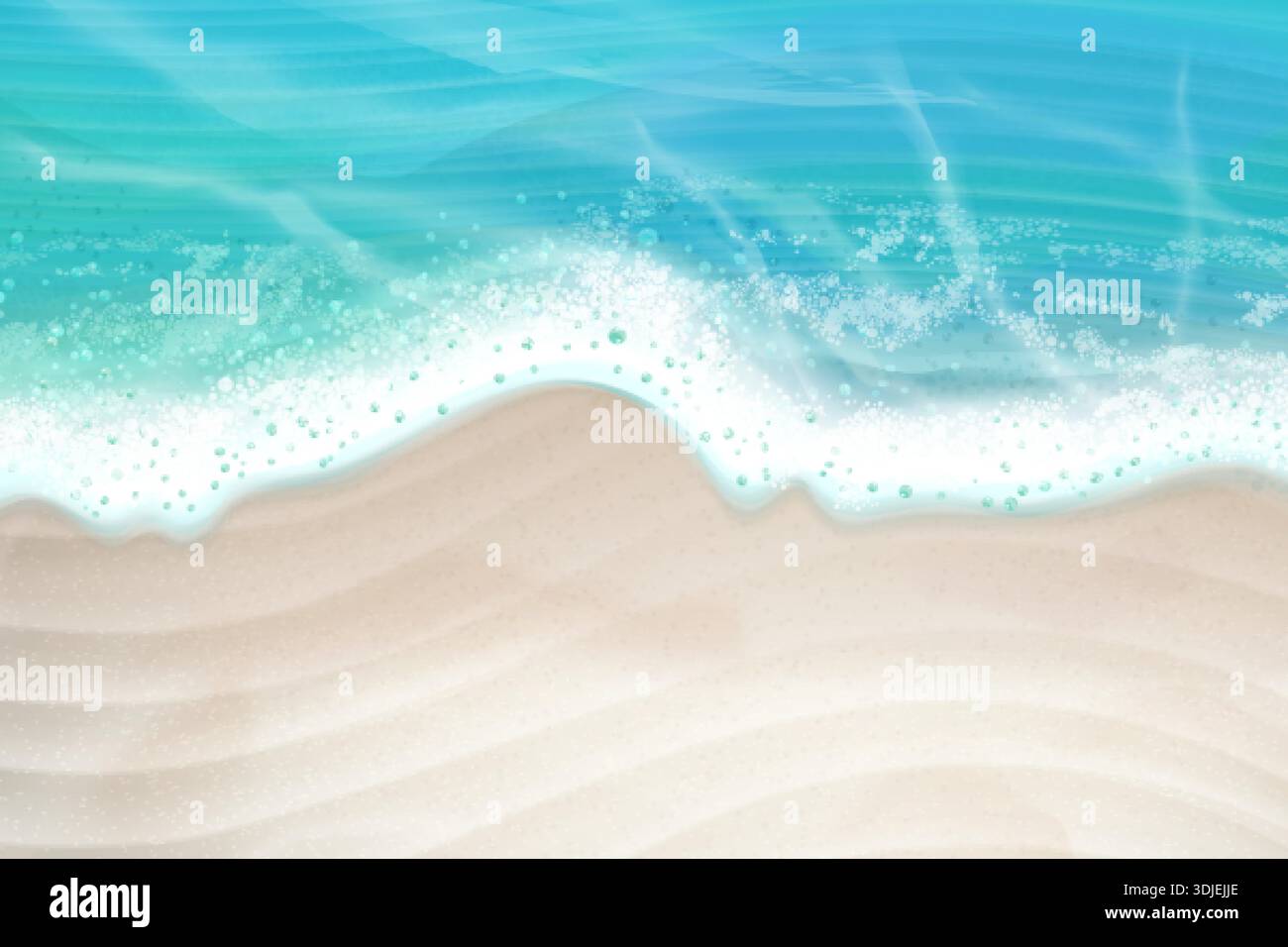 White sea foam on shore Stock Vector Images - Alamy