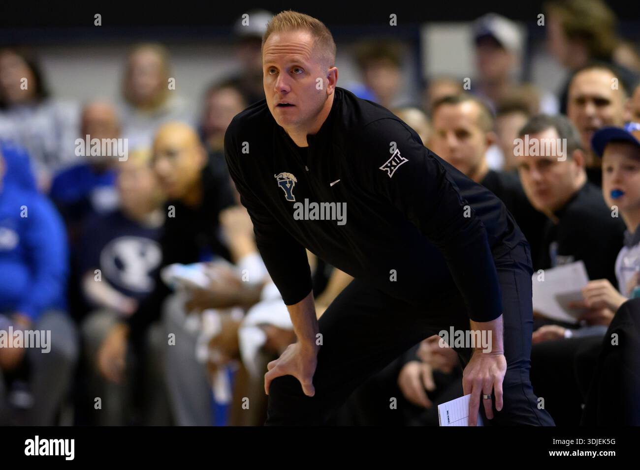 BYU head coach Kevin Young during the first half of an NCAA college ...