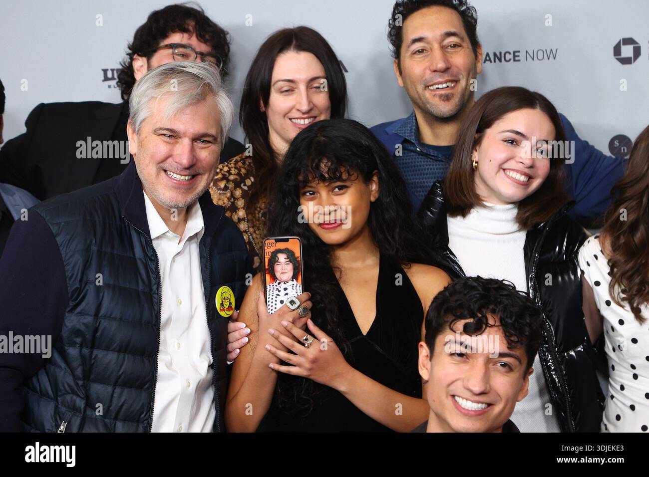 Frank Hall Green, Nuha Jes Izman (holding photo of Grace Reiter), Allan ...
