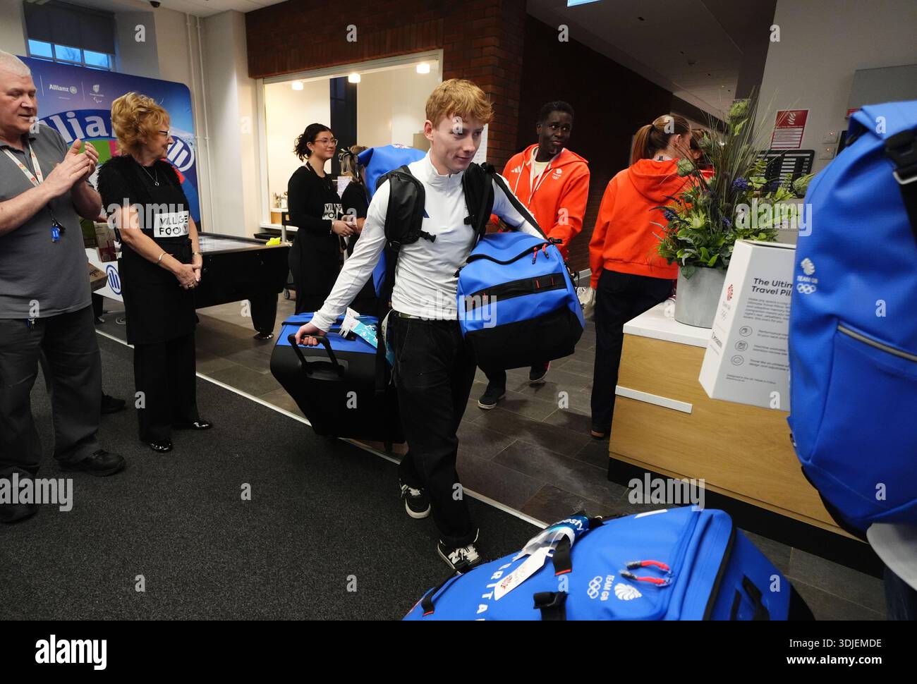 Chris McCormack during a Team GB kitting out session for Milano Cortina ...
