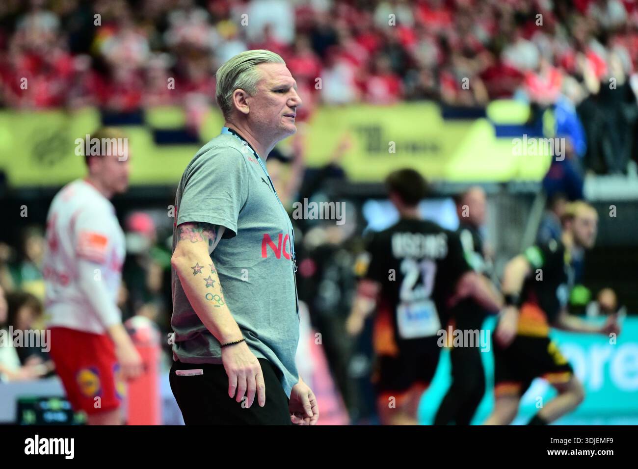 26 January 2026, Denmark, Herning: Handball: European Championship ...