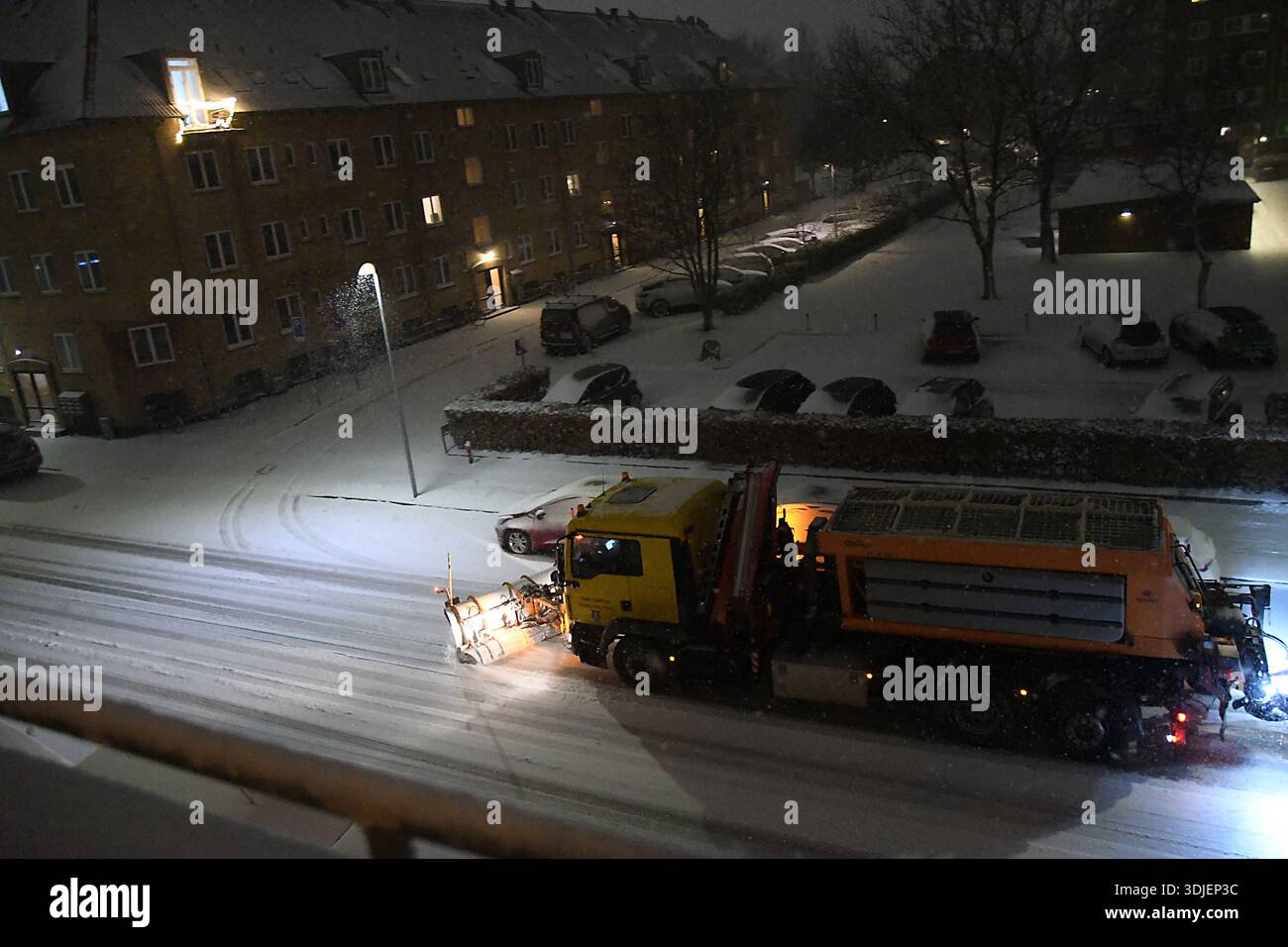 Copenhagen/Denmark/ 26 .december 2025/senior citizen walker parked at ...